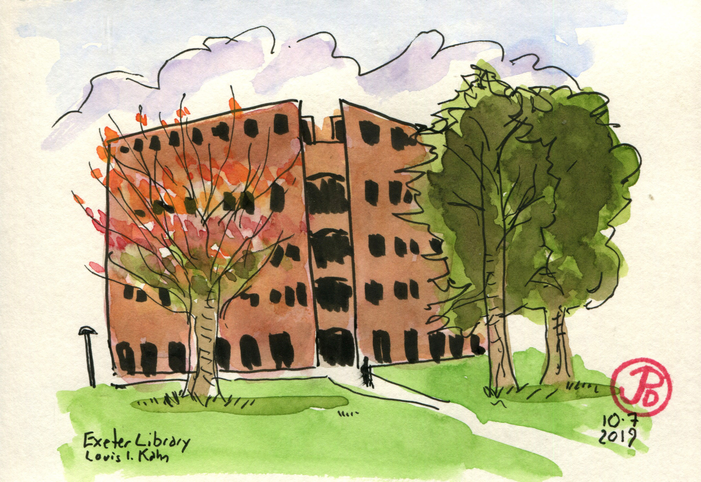 Phillip Exeter Academy Library – Corvid Sketcher