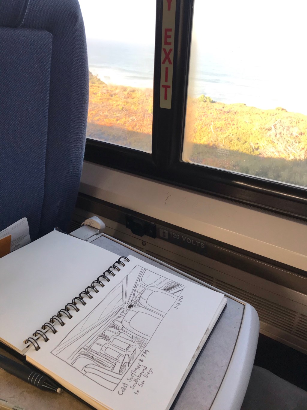 All Aboard the Pacific Coastliner – Corvid Sketcher