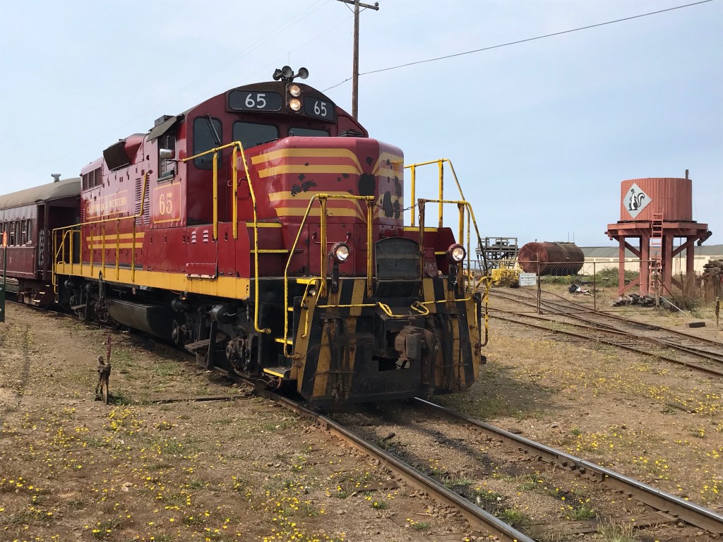 California Western Railroad: The Skunk Train – Corvid Sketcher