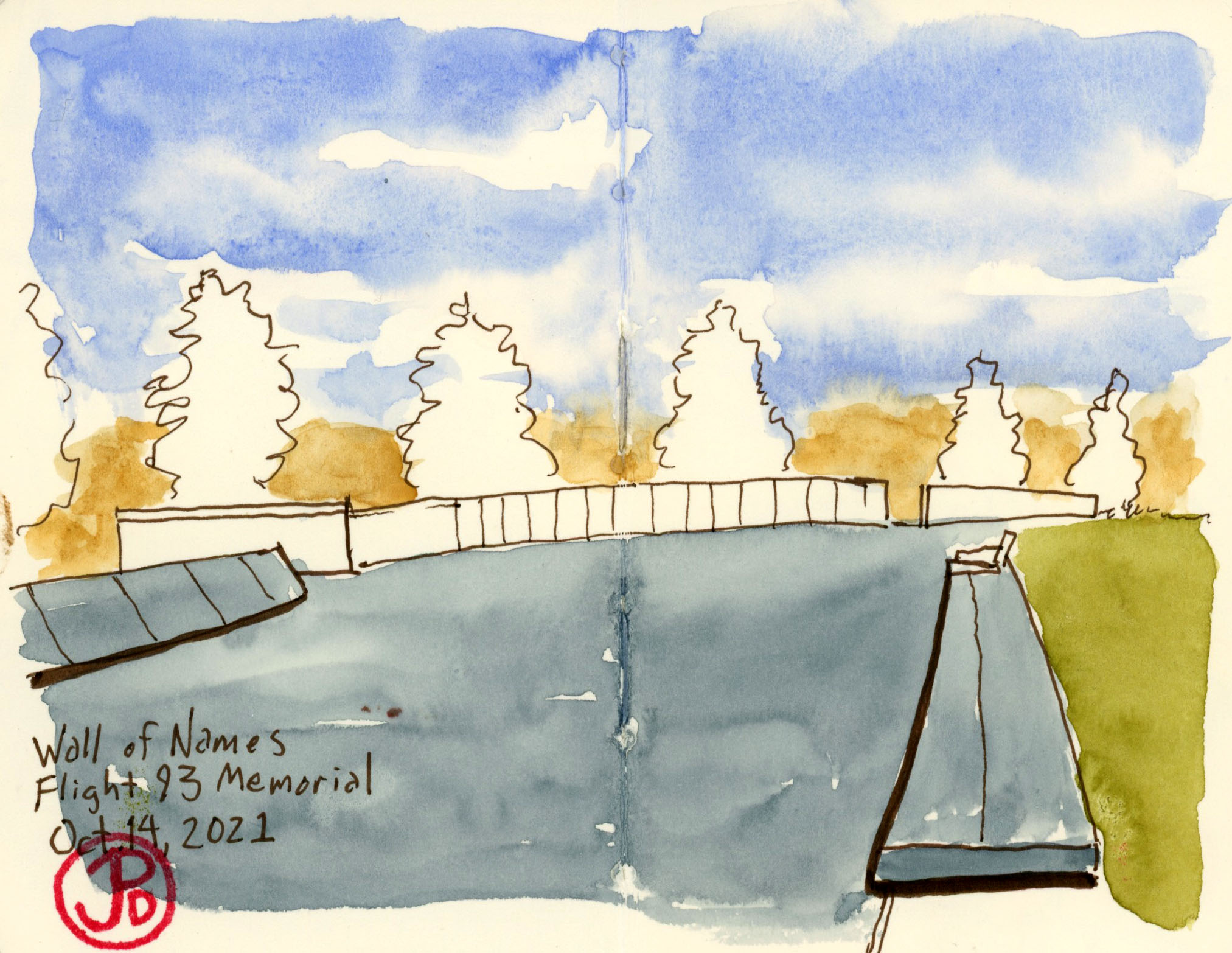 Flight 93 National Monument – Corvid Sketcher