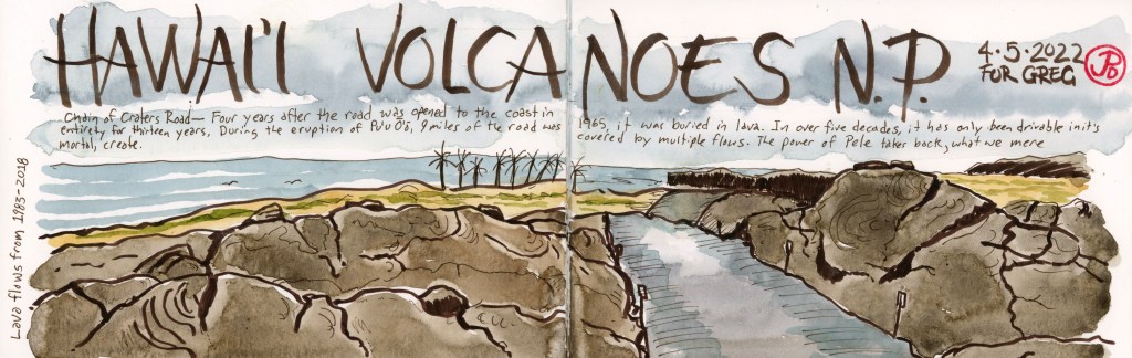Hawai’i Volcanoes National Park – Corvid Sketcher