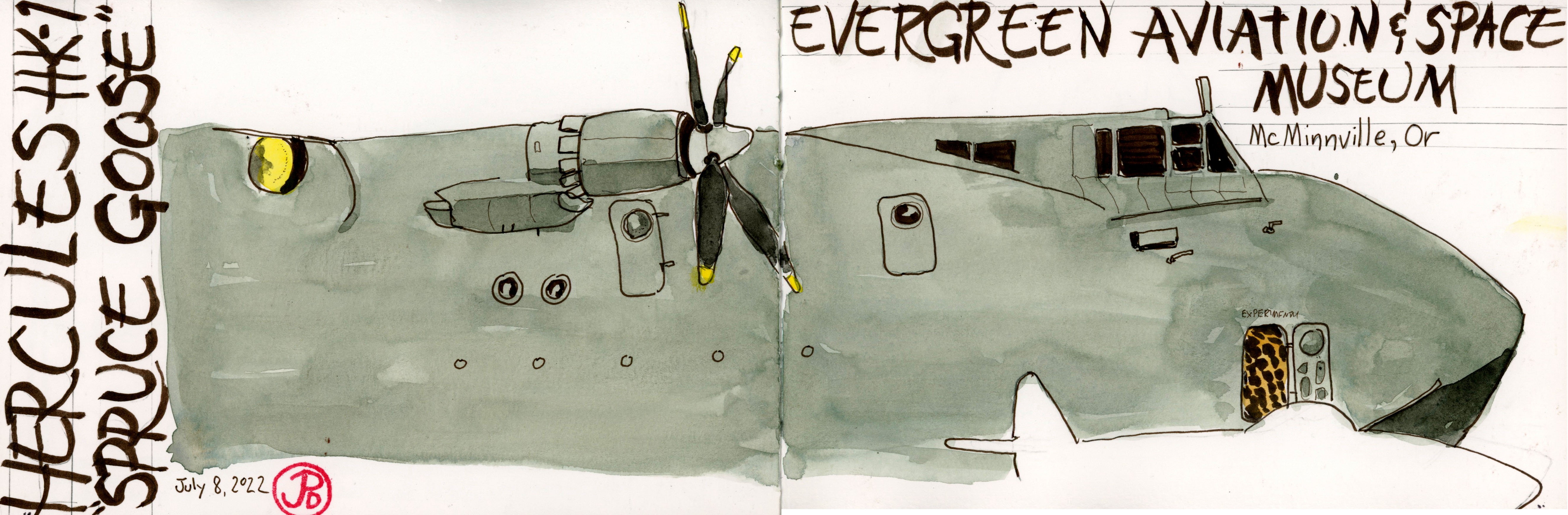 The Spruce Goose – Corvid Sketcher