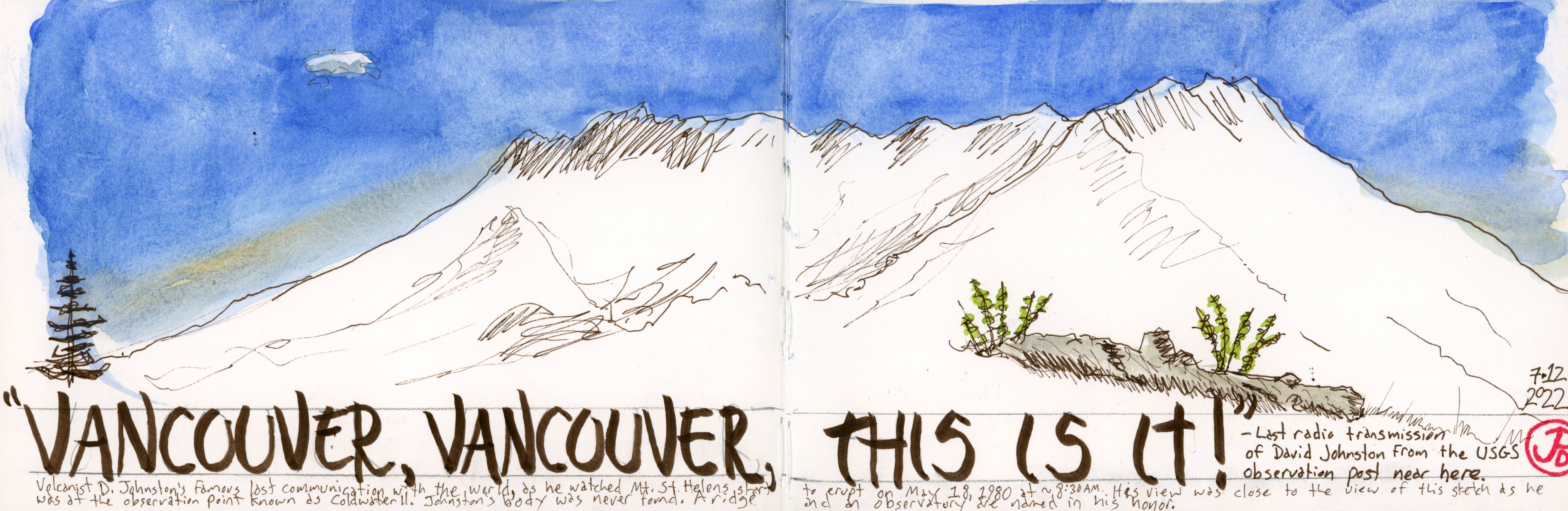 The Johnston Ridge Observatory – Corvid Sketcher