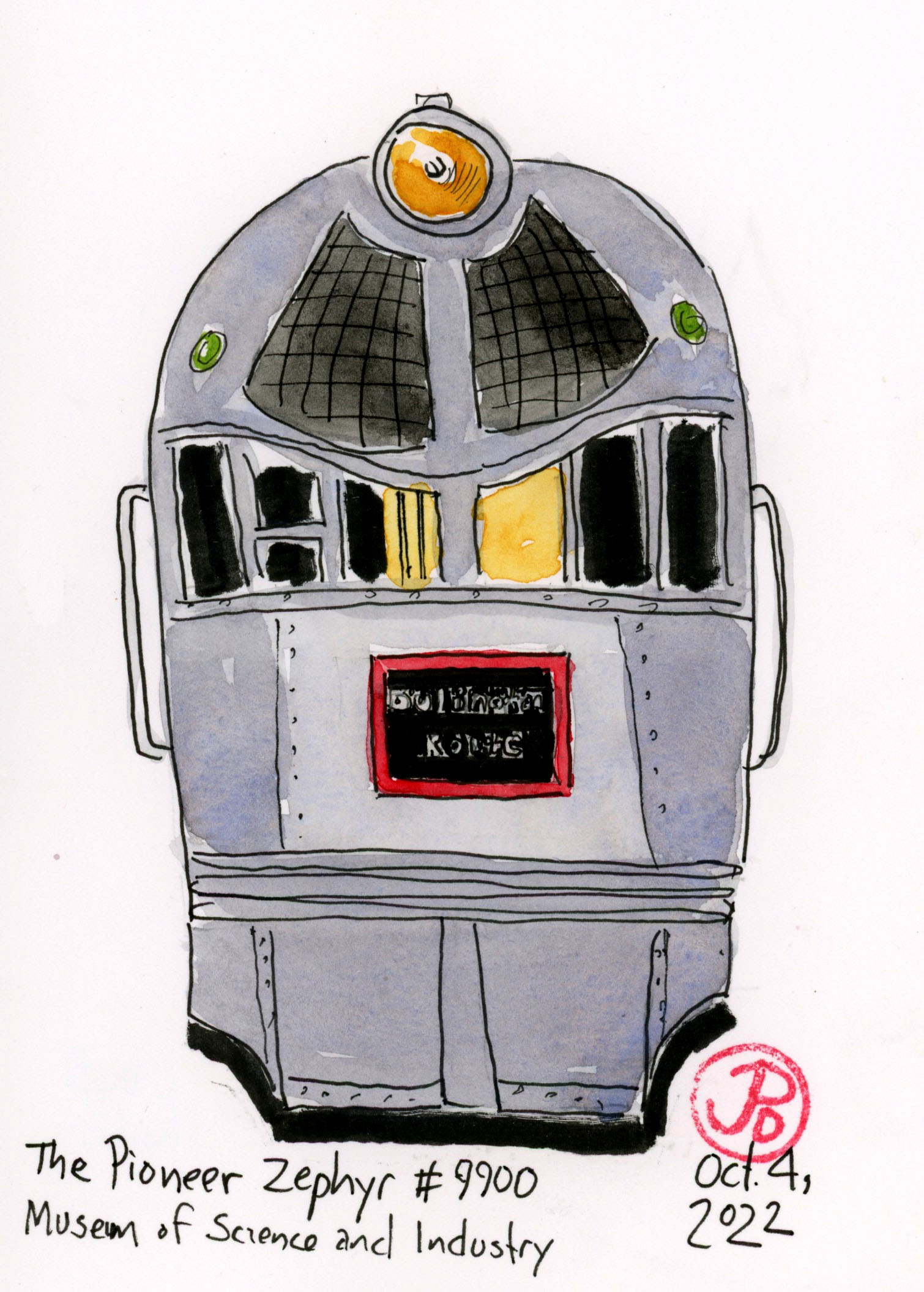 The Pioneer Zephyr (1934) – Corvid Sketcher