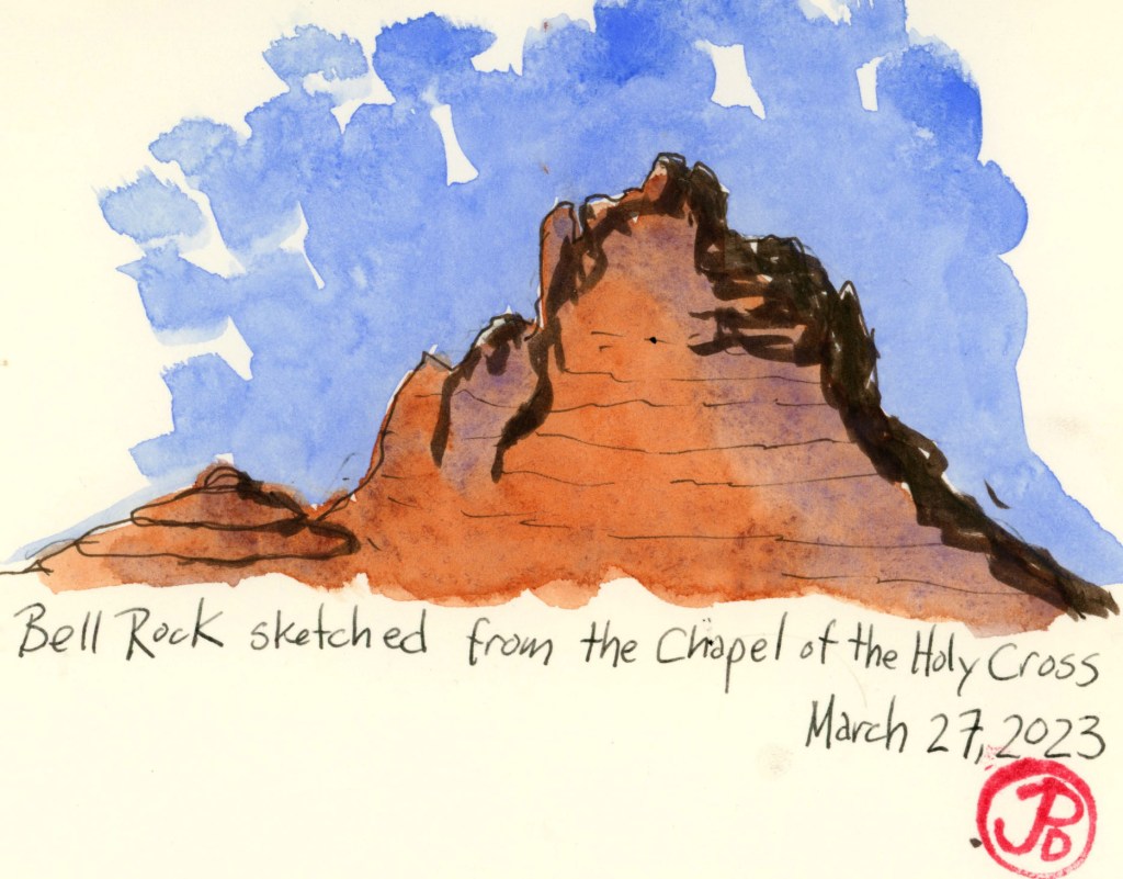 Sketching Red Rocks – Corvid Sketcher