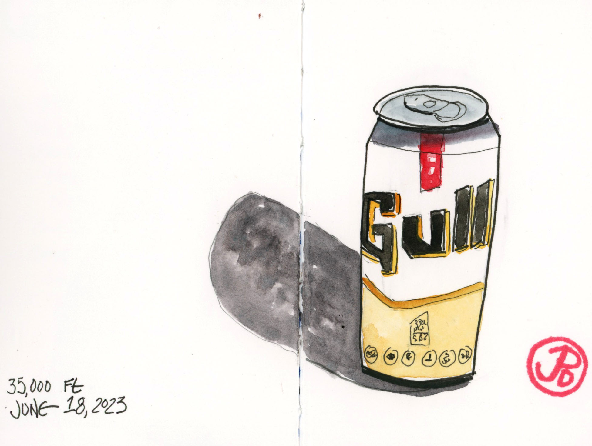 Gull beer – Corvid Sketcher