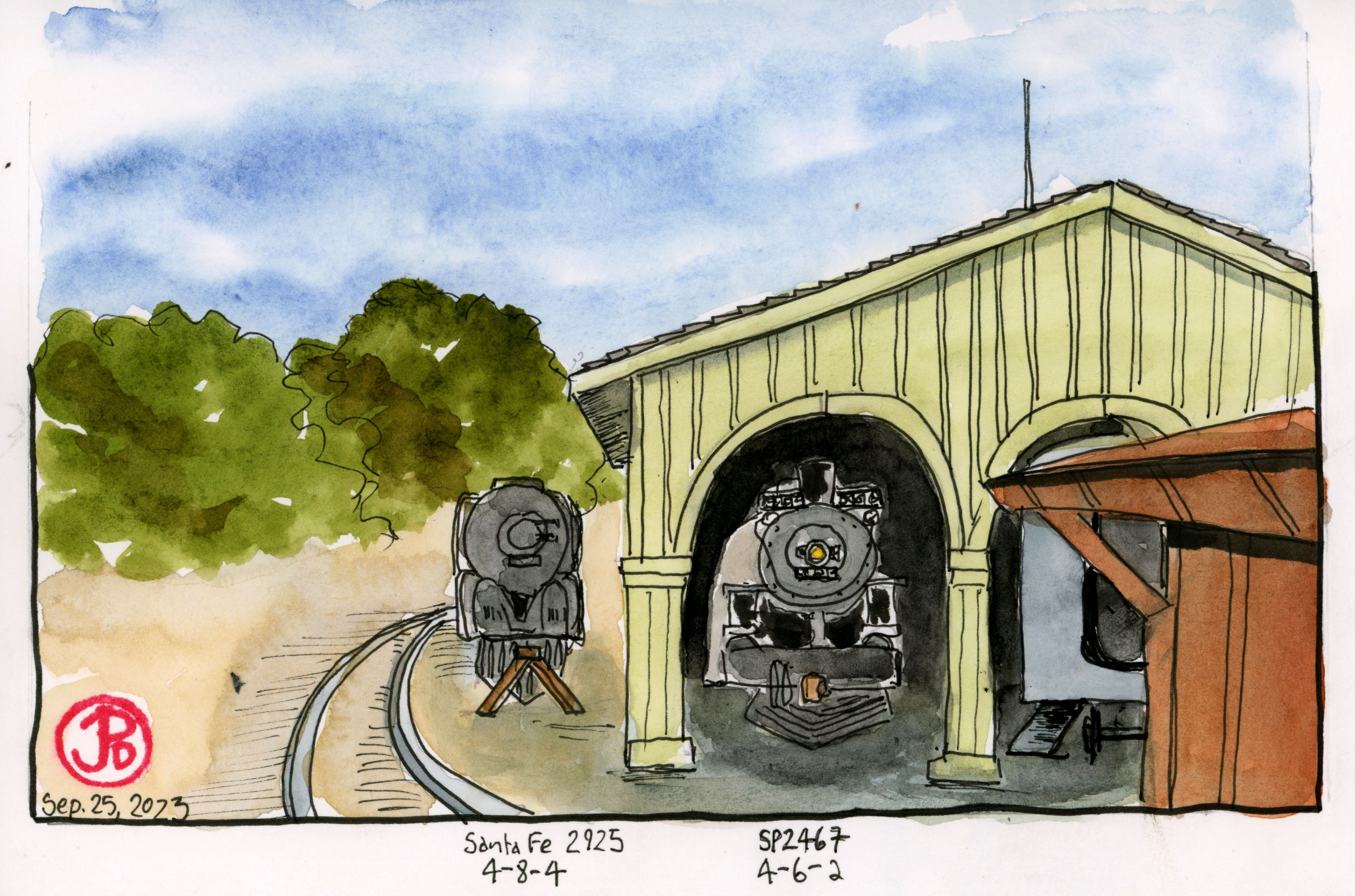 CP Depot and an HO F7 Writ Large – Corvid Sketcher