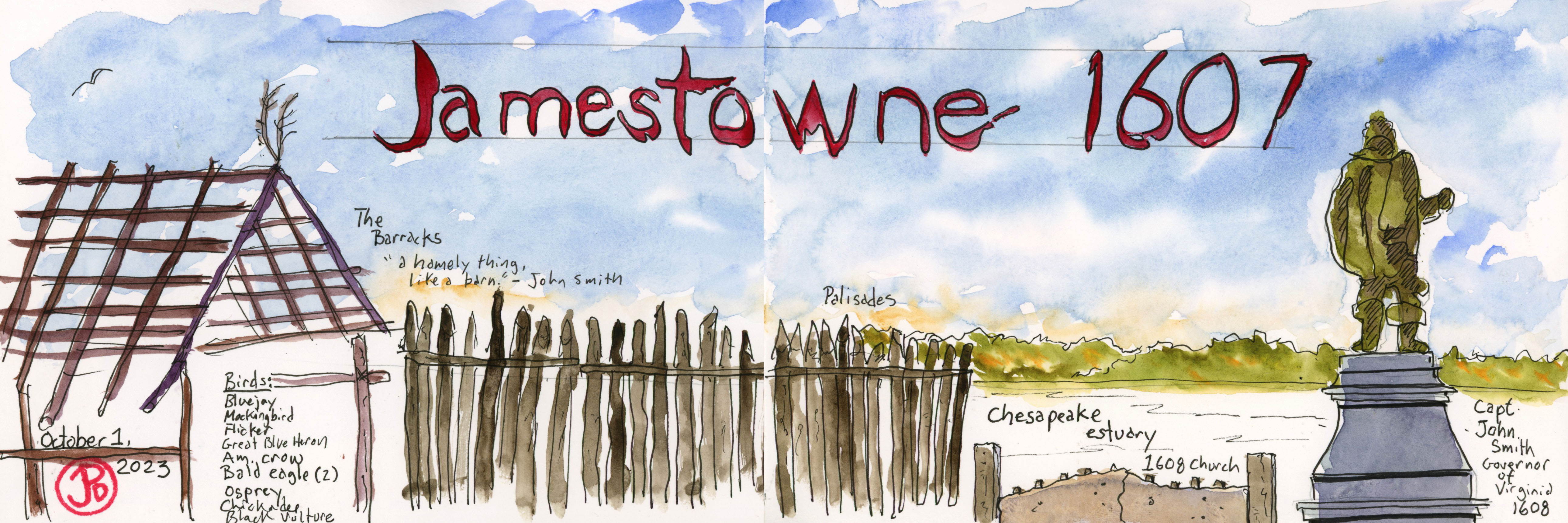 Historic Jamestowne – Corvid Sketcher