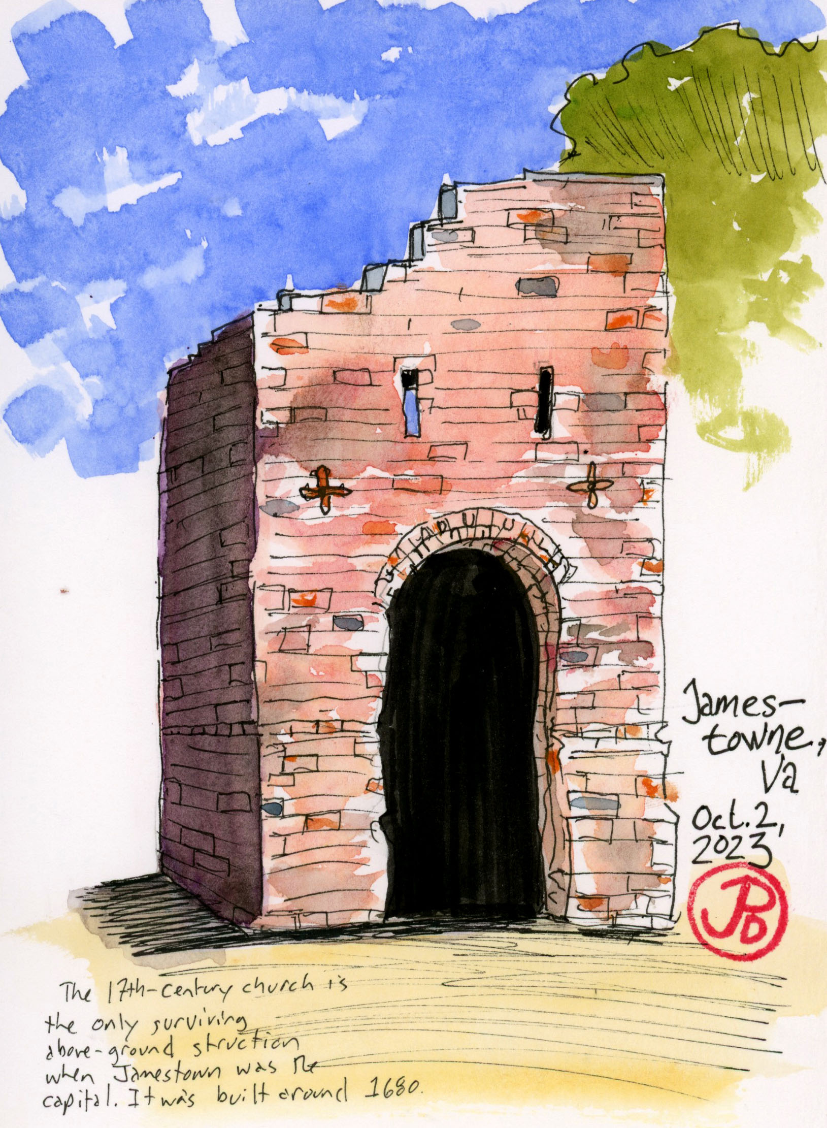 Jamestown – Corvid Sketcher