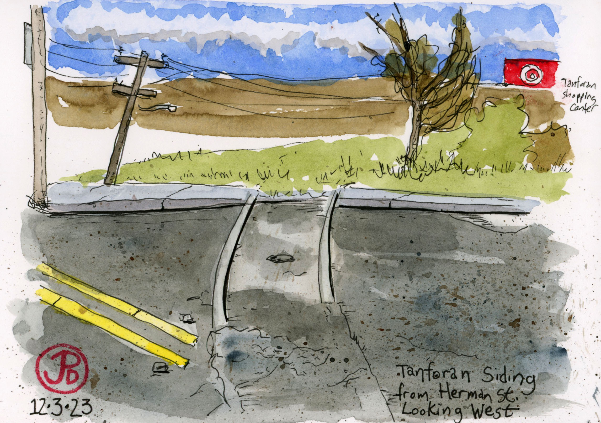 Tanforan Siding – Corvid Sketcher