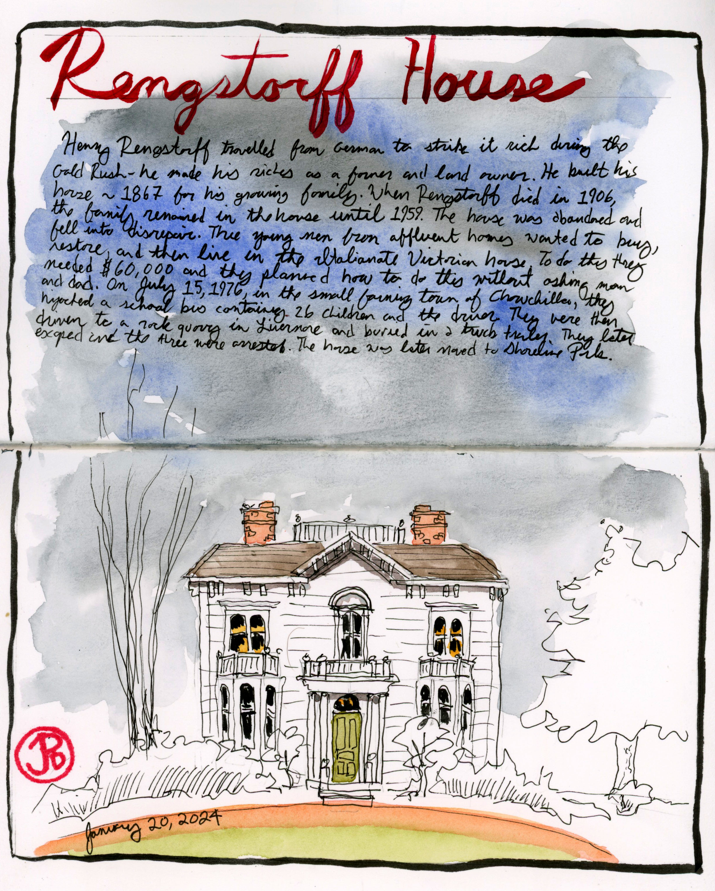 The Rengstorff House – Corvid Sketcher