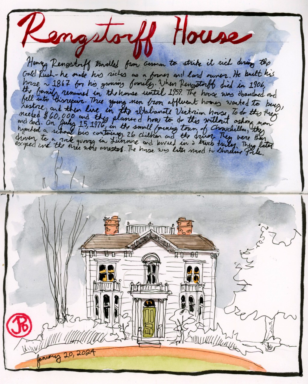 The Rengstorff House – Corvid Sketcher