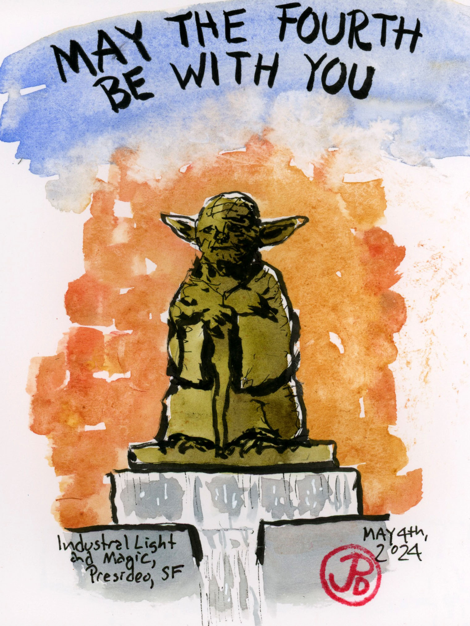 May the Fourth Be With You – Corvid Sketcher