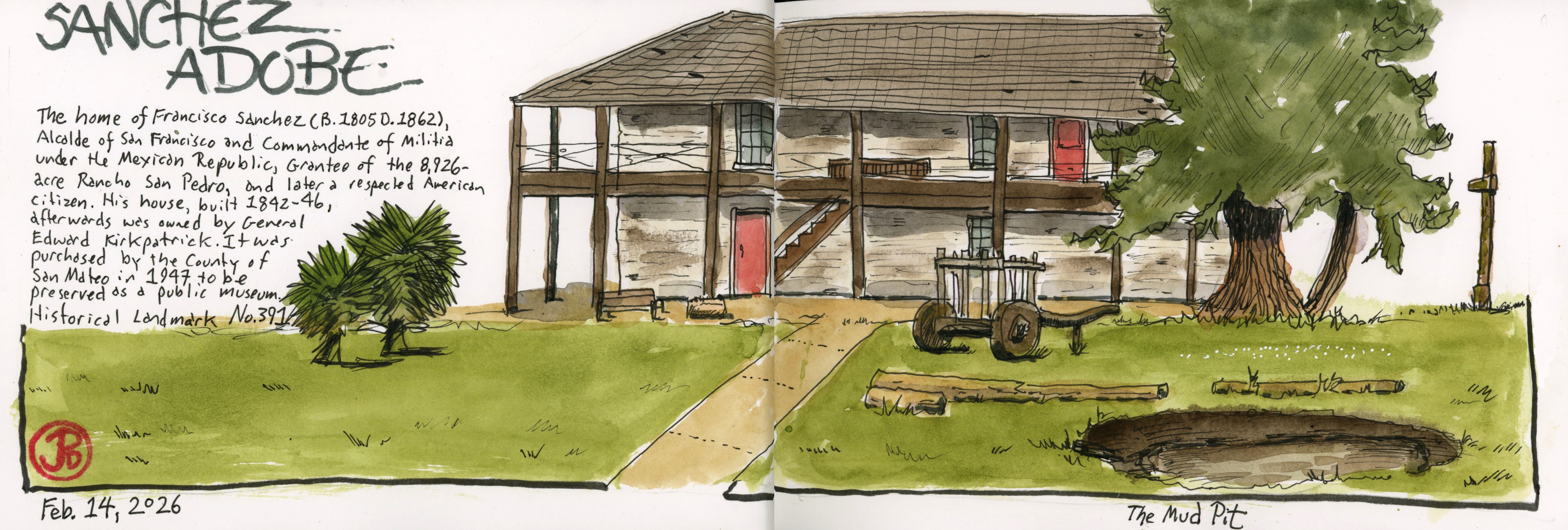 The Sanchez Mud Pit – Corvid Sketcher